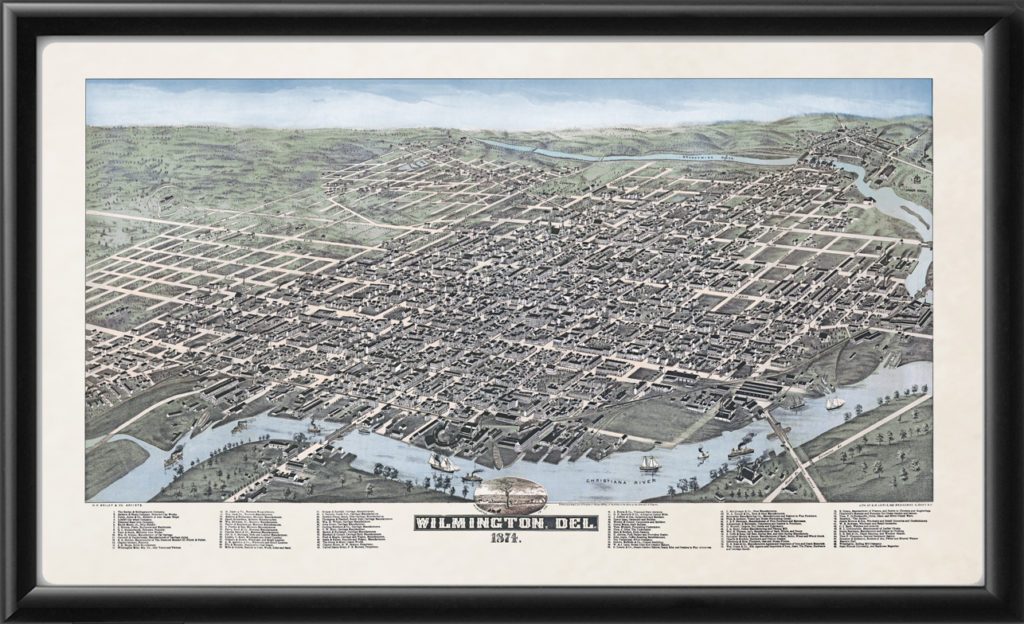 Wilmington Delaware Map Wilmington, Delaware Map Detailed Street Map