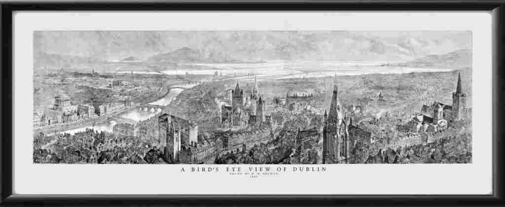 Killarney Ireland 1868 Restored Map | Vintage City Maps