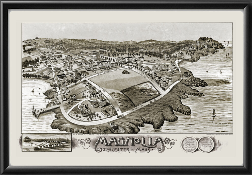 Magnolia MA 1887 - Vintage City Maps