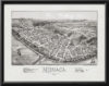 Monaca PA 1900 Restored Map | Vintage City Maps