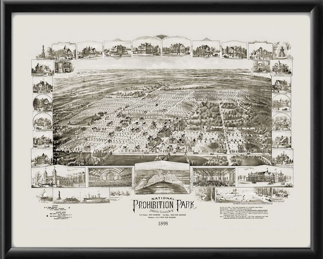 New York City NY 1898 - National Prohibition Park | Staten Island ...