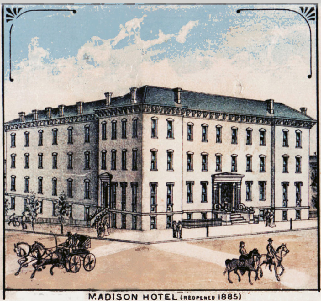 Madison IN 1887 Restored Map | Vintage City Maps