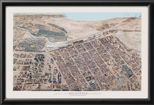 Sydney Australia 1825 Restored Map | Vintage City Maps