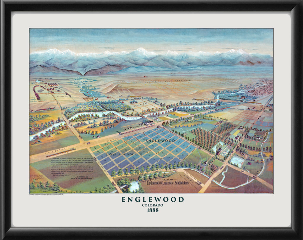 Mapa De Englewood, Colorado