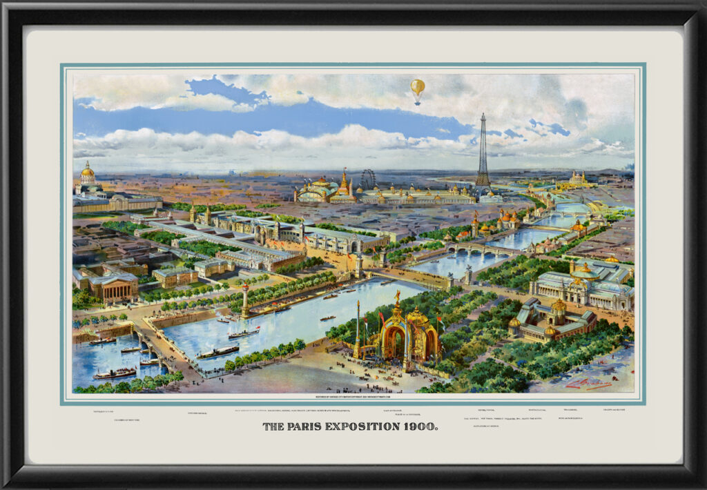 Paris France 1848 Restored Map | Vintage City Maps