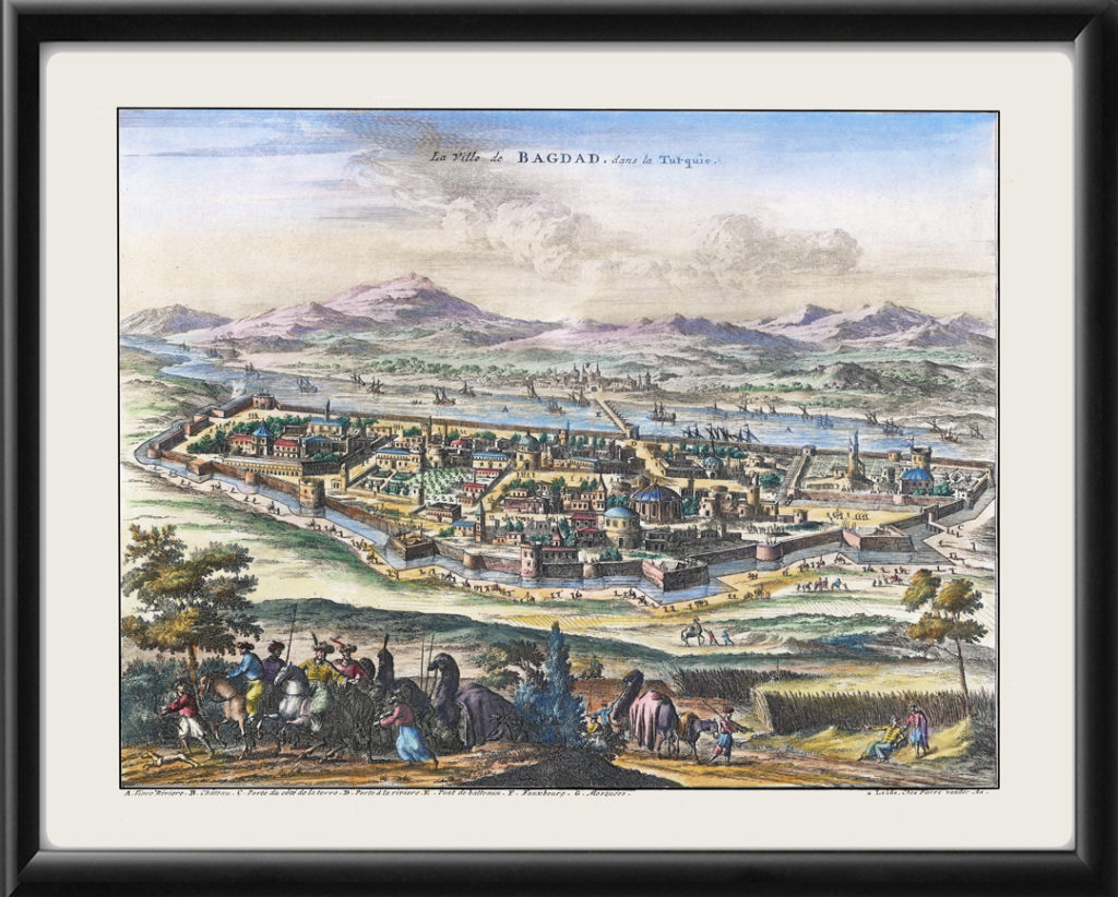 Vintage Iraq Maps: Restored Old Maps of Iraq | Vintage City Maps