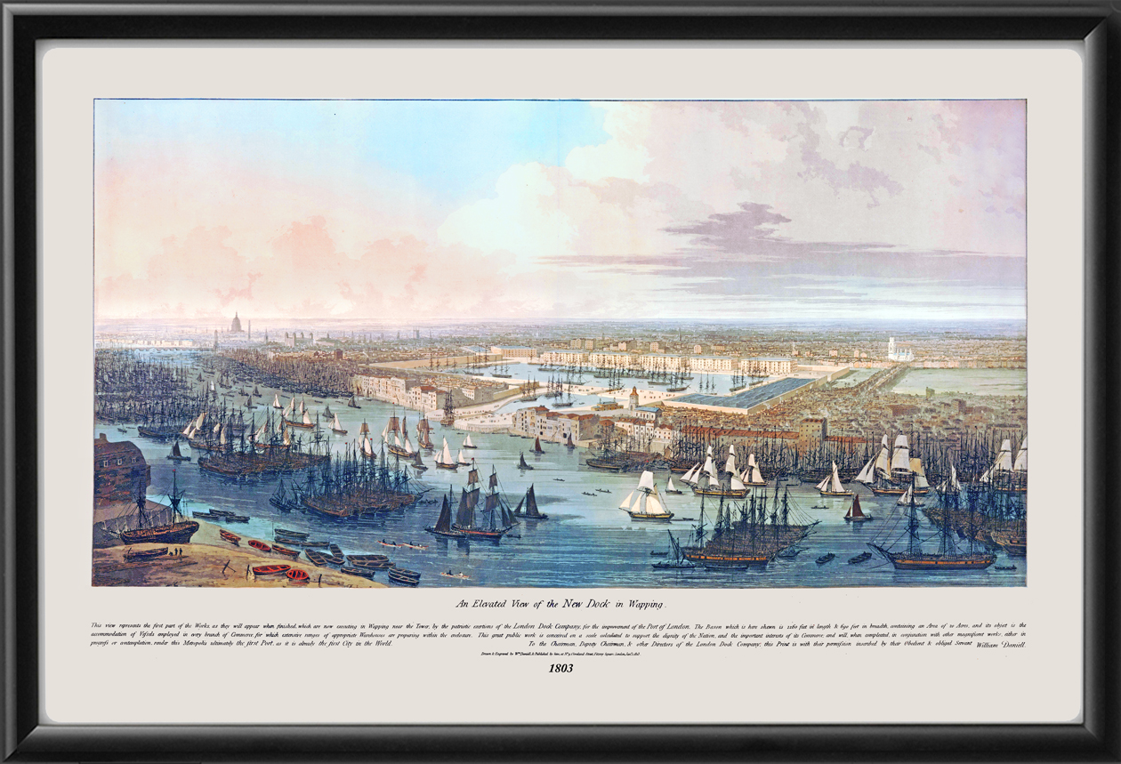 London England 1803 Restored Map | Vintage City Maps