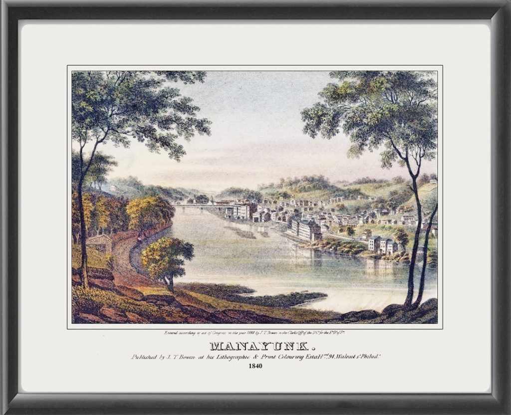 Manayunk, Philadelphia PA 1907 - Vintage City Maps