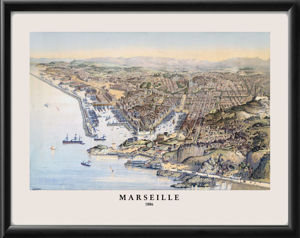 Paris France 1840 (7) Restored Map | Vintage City Maps