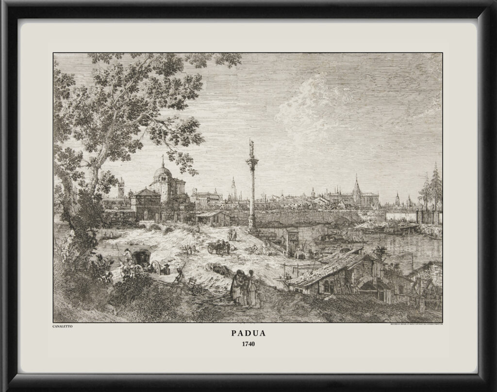 Padua Italy 1740 Restored Map | Vintage City Maps