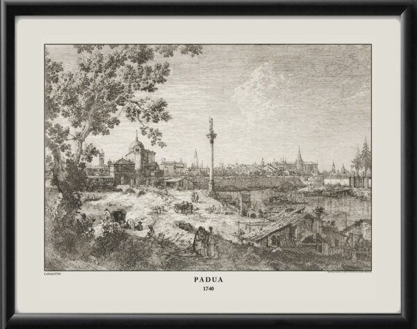 Padua Italy 1740 Restored Map | Vintage City Maps