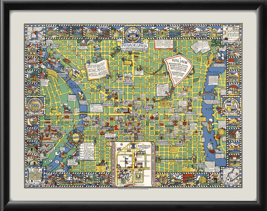 Philadelphia PA 1926 | Vintage City Maps - Restored City Views