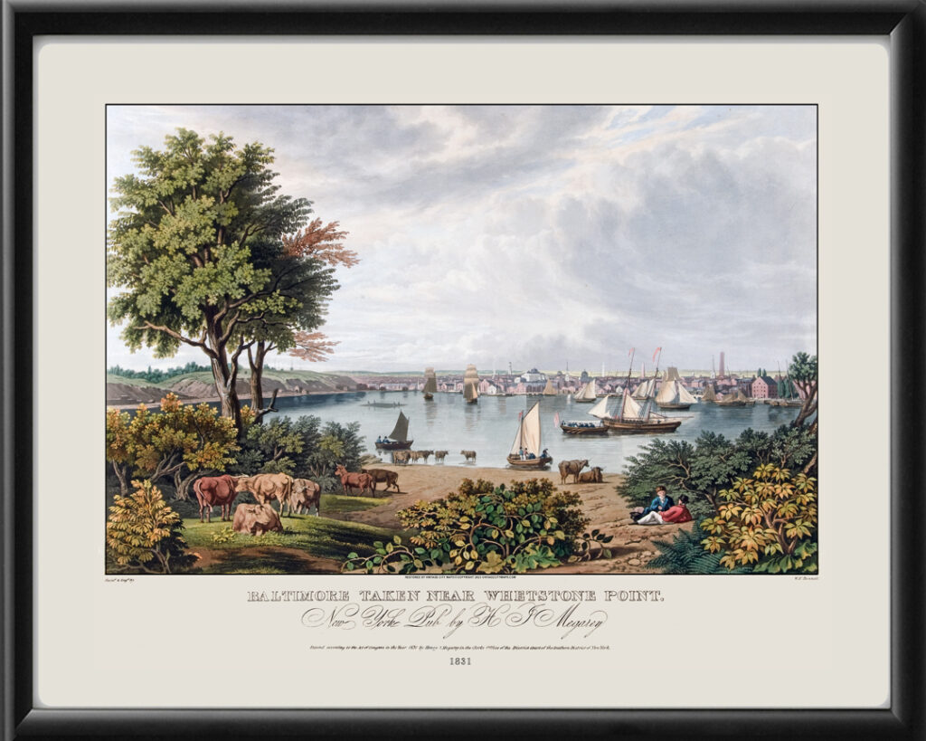 Baltimore MD 1831 | Vintage City Maps - Restored City Views