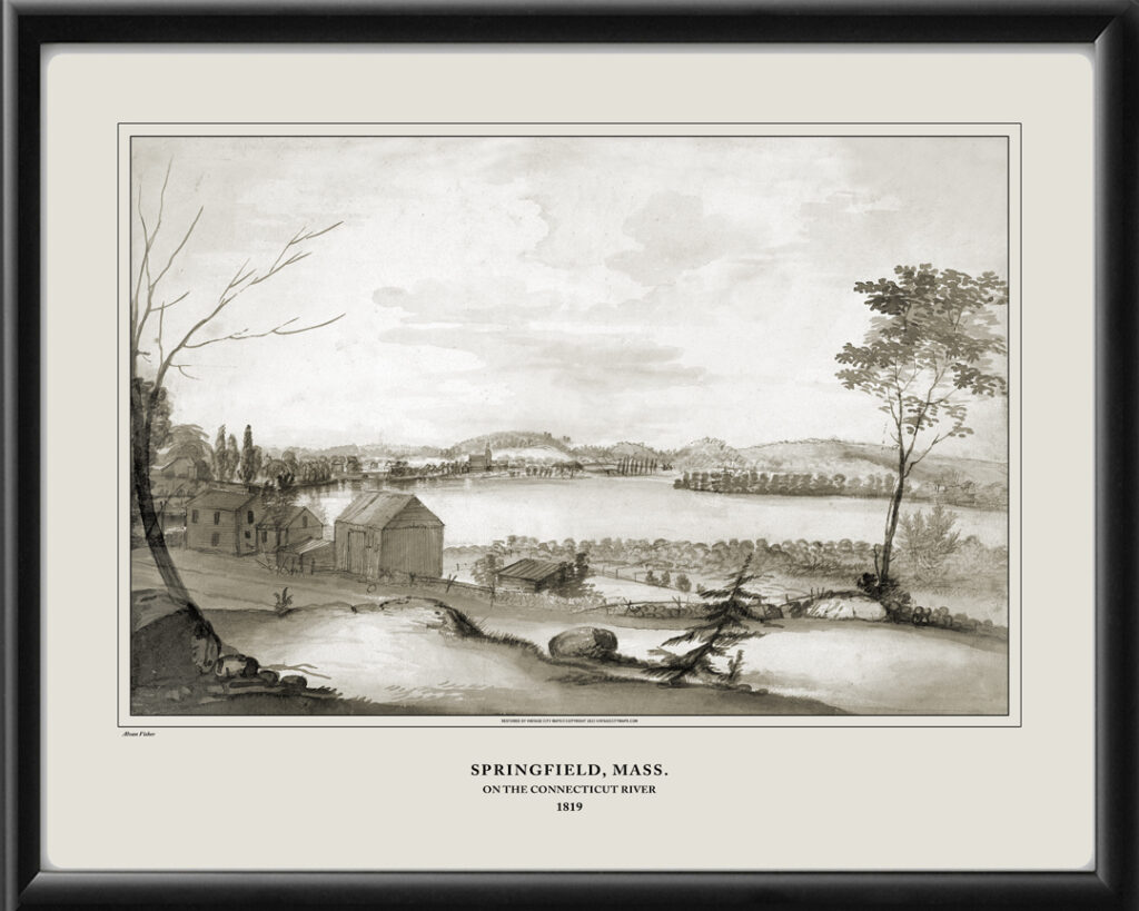 Springfield MA 1819 - On the Connecticut River
