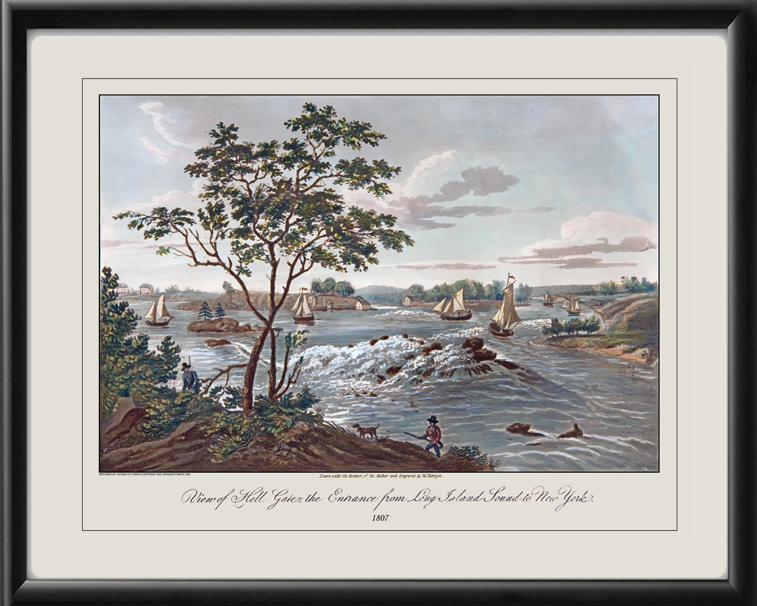 Hell Gate, New York City NY | Vintage City Maps - Restored Views