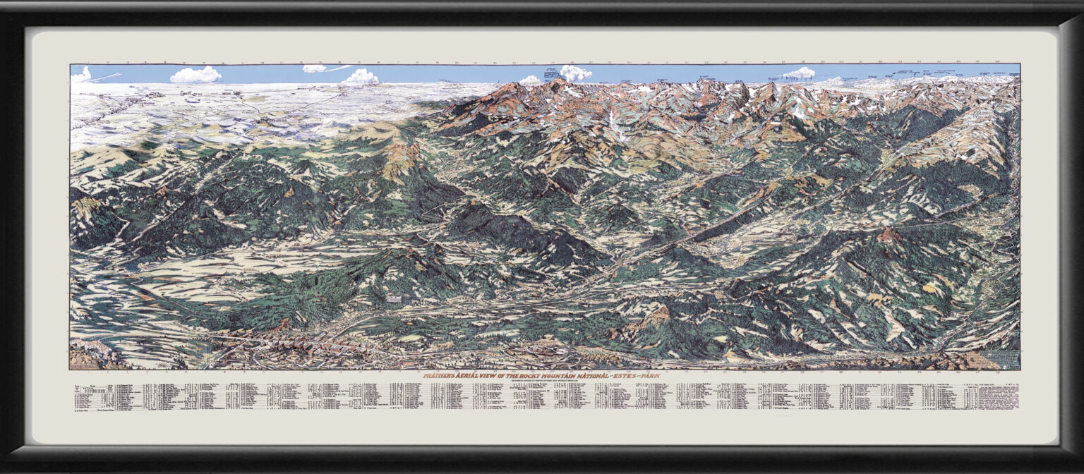Rocky Mountain National Park & Estes Park 1922 - Restored View ...