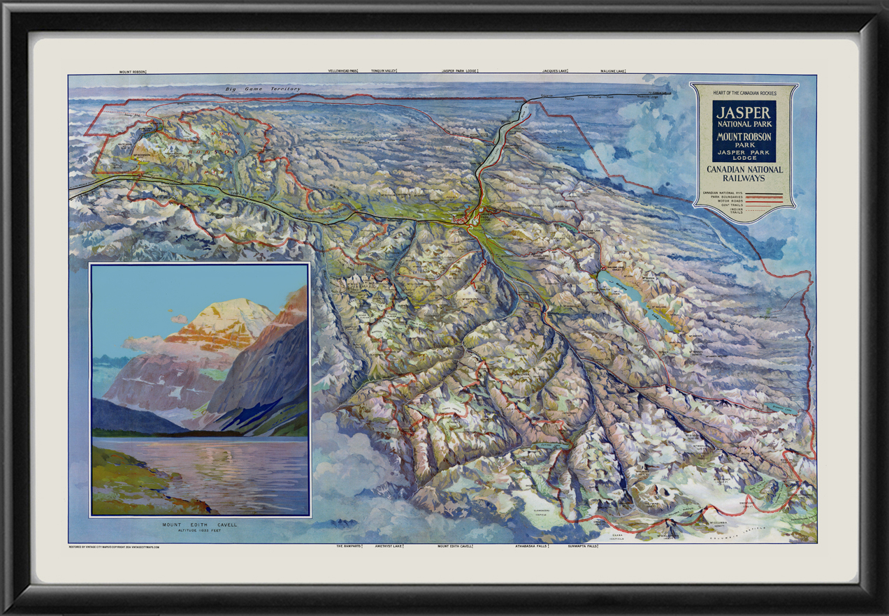 Mount Robson Map