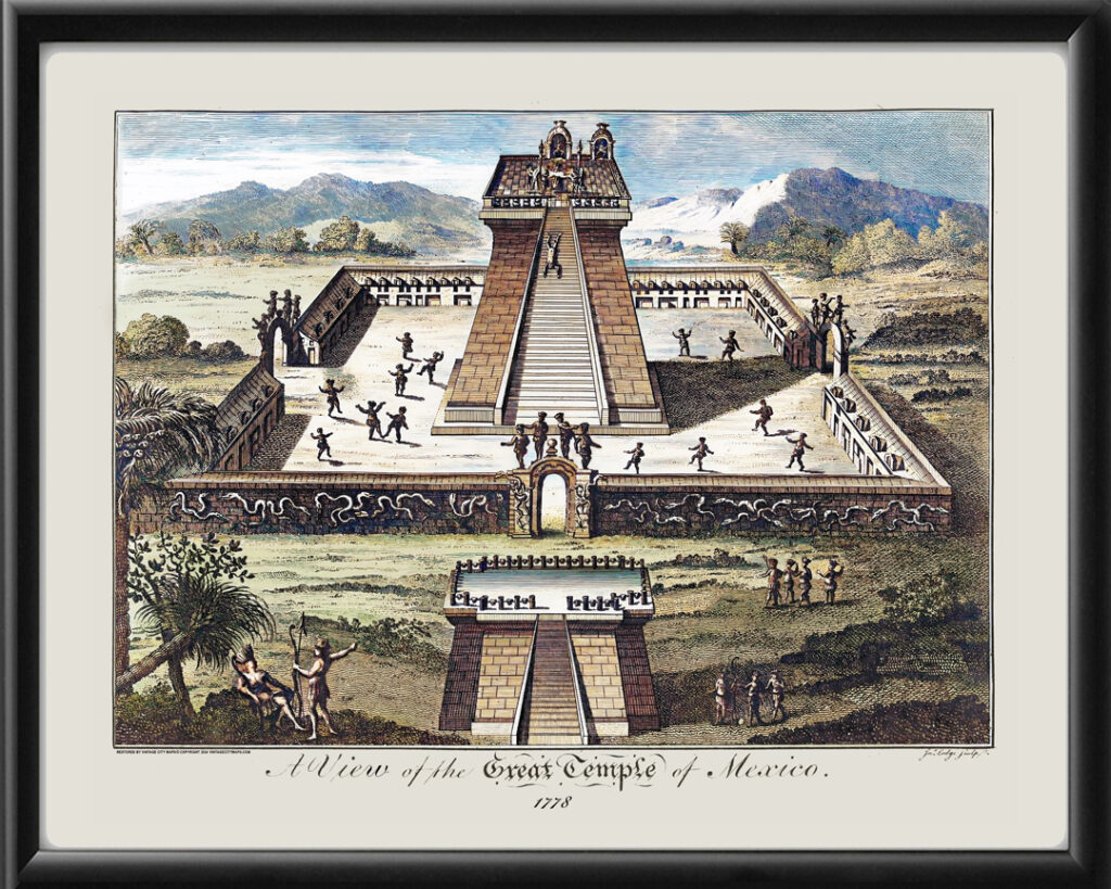 Architettura Azteca Tenochtitlan Aztec Capital Of Tenochtitlan