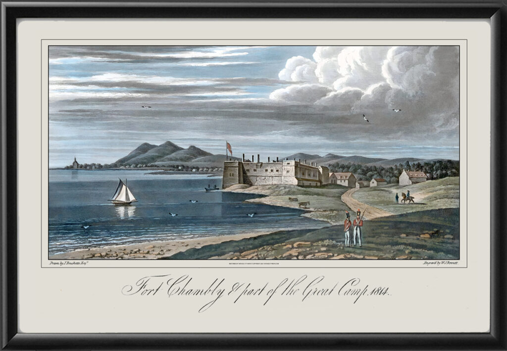 Fort Chambly Quebec 1814 | Vintage City Maps