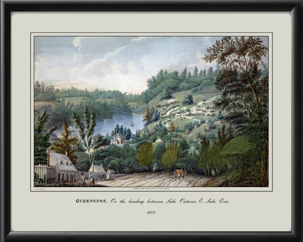 Queenston, Ontario 1803 | Vintage City Maps