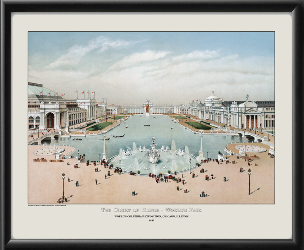Chicago World's Columbian Exposition 1893 - Court of Honor - Vintage ...